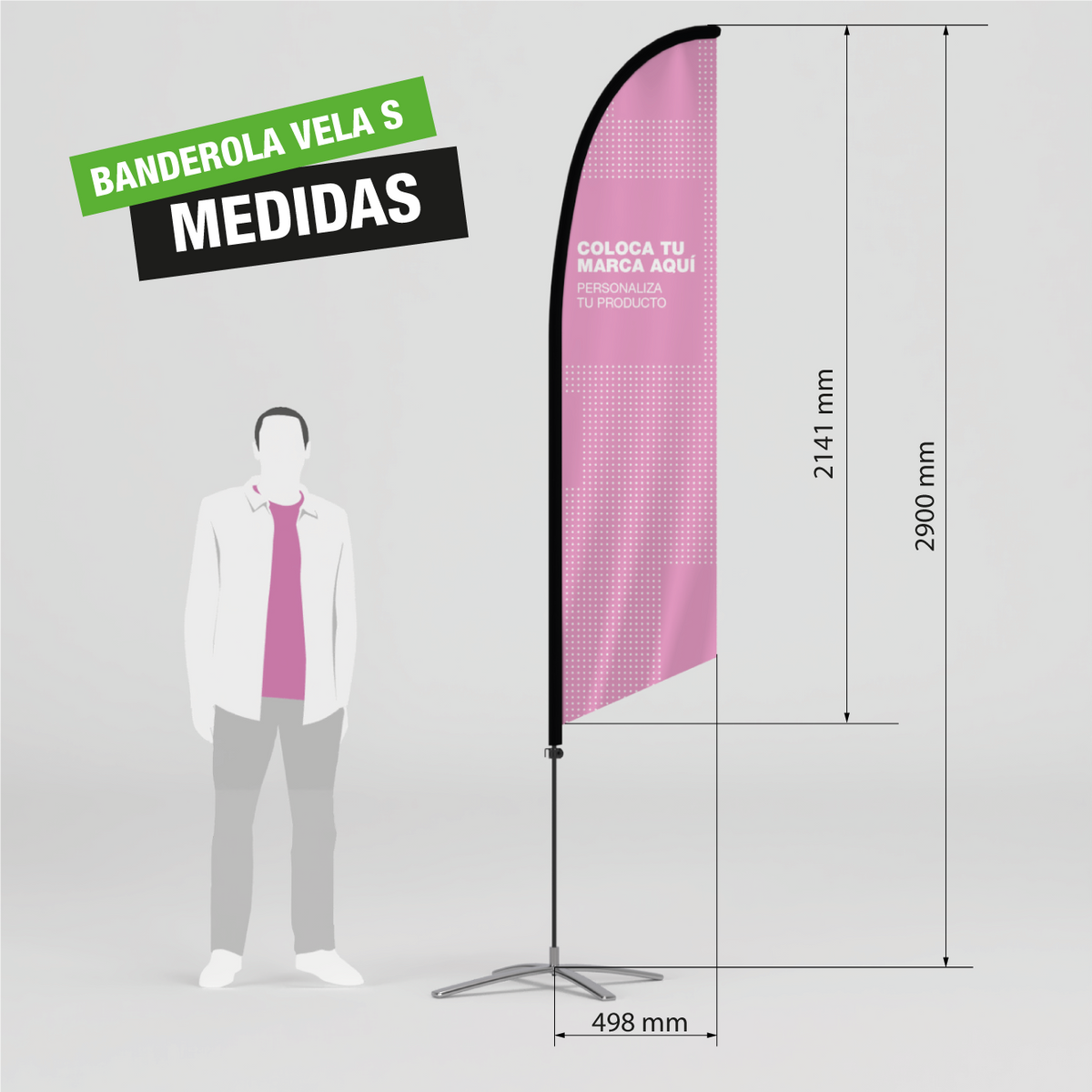 Banderola Vela S – IMPRIVIC SHOP
